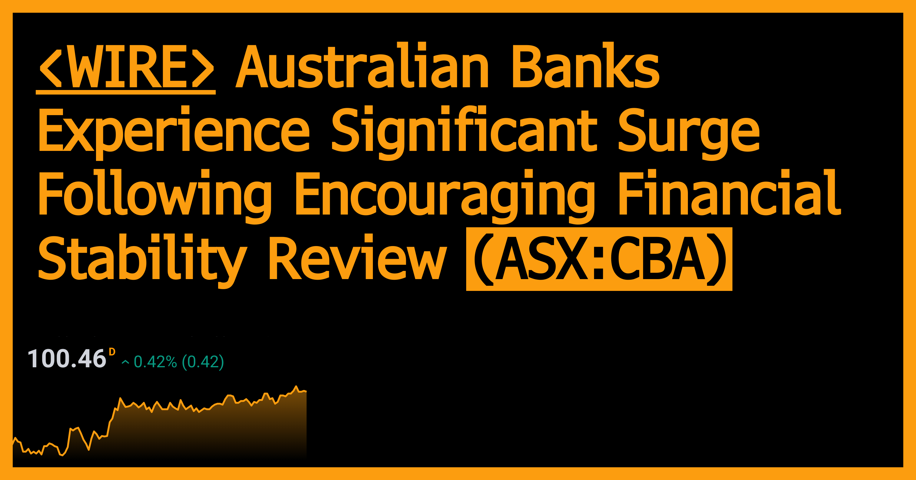 Australian Banks Experience Significant Surge Following Encouraging ...